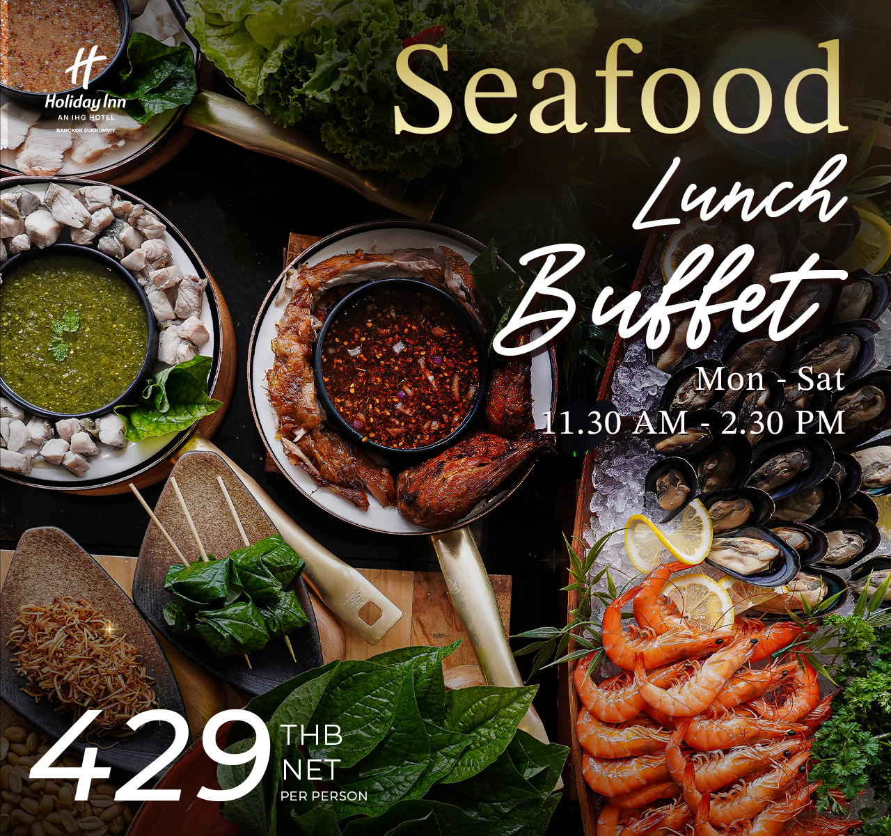 Seafood Lunch Buffet | Holiday Inn Bangkok Sukhumvit
